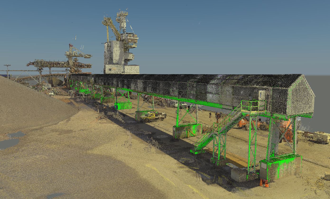 3D as-built of port facilities | 3D Mec | Scan 3D